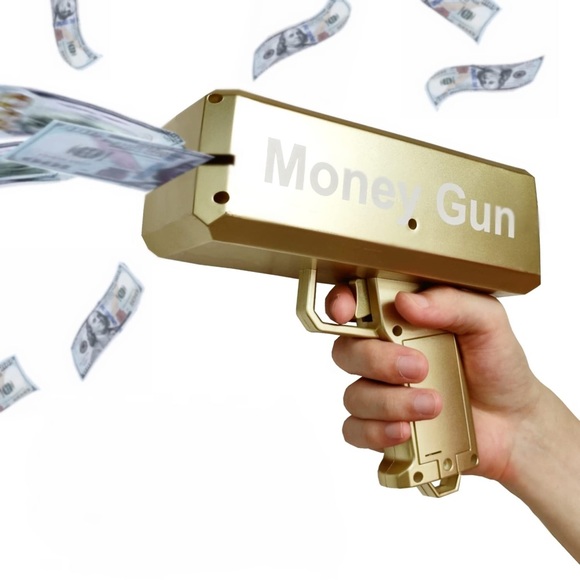 Other | Gold Cash Cannon Money Gun Shooter Make It Rain Spray Supreme ...